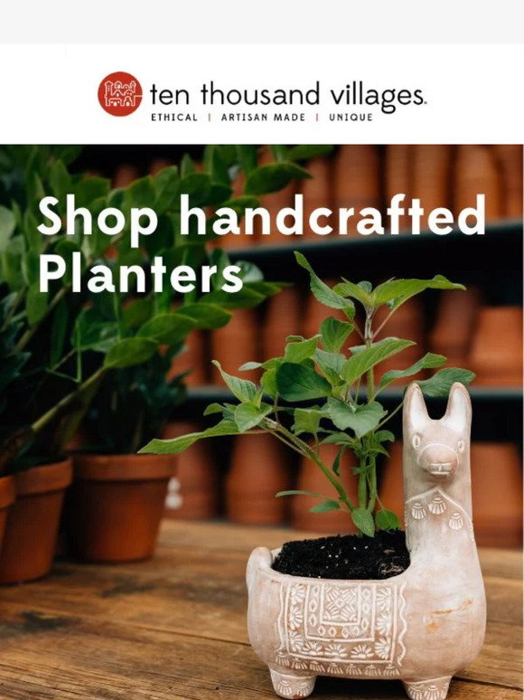Ten Thousand Villages: Llama llama, spring is upon us 🍃 | Milled