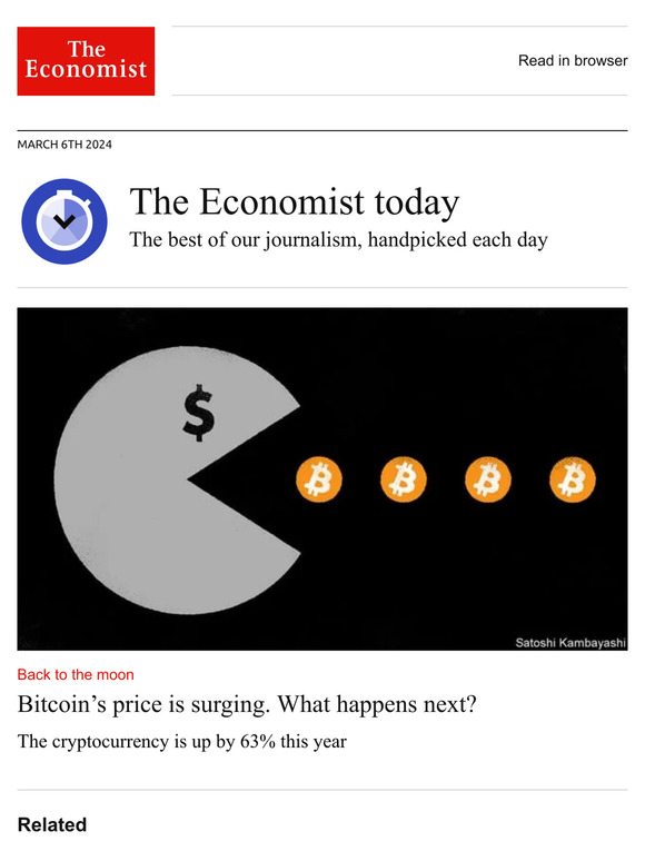 The Economist: Bitcoin’s price is surging. What happens next? | Milled