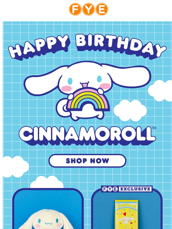 FYE: Happy Birthday Cinnamoroll! 🥳 | Milled