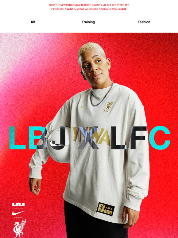 Liverpool FC: Introducing Liverpool FC x LeBron James Chapter 2. | Milled