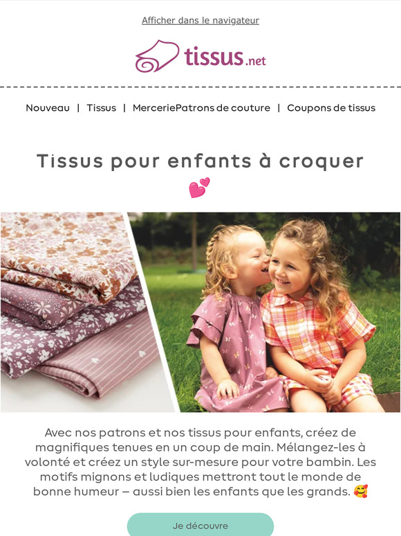 Tissus: 🧒 Les plus beaux tissus pour les petits | Milled