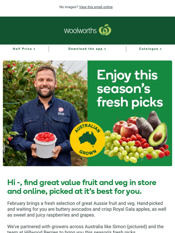 Woolworths: —, find great value fruit and veg in store and online | Milled