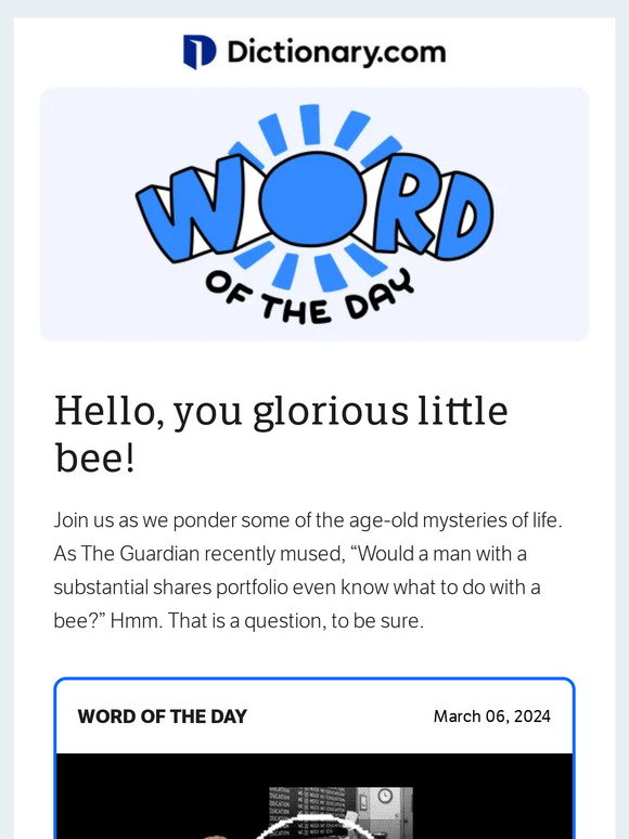 Dictionary.com: We Need To Know: Are You Embracing "Beekeeping Age ...