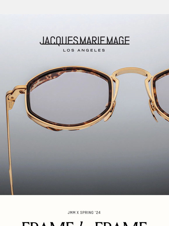 Jacques Marie Mage: FRAME BY FRAME: INSPIRATIONS & ATTITUDES | Milled