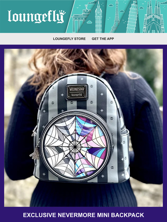 Funko: Loungefly Exclusive: Wednesday Addams Nevermore Academy ...