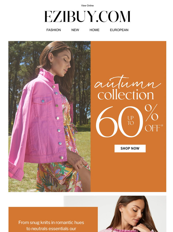 EziBuy: Fall in Love for the New Autumn Collection! | Milled