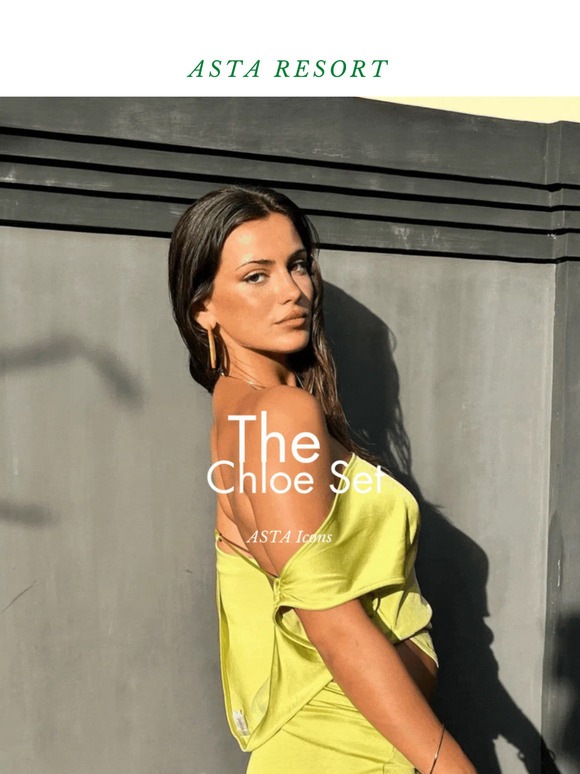 Asta Resort: THE CHLOE SET | Milled