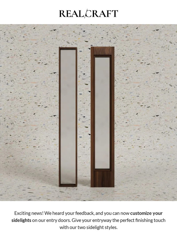 RealCraft: Our sidelights got an upgrade 😎 | Milled