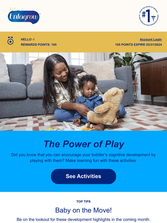 Enfamil: Congratulations! Your toddler is turning one! See what's next ...