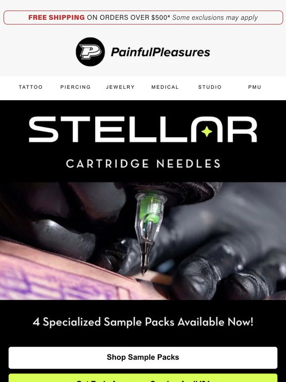 Painful Pleasures: Now's Your Chance - Sample the NEW Stellar Needles ...