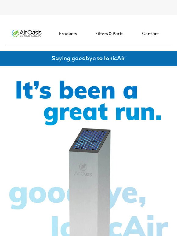 Air Oasis: IonicAir Purifier - Product Announcement | Milled