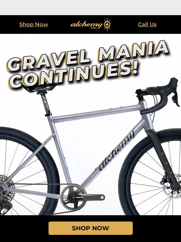 Alchemy Bicycles: Gravel Mania Continues! Save Thousands $$$ | Milled