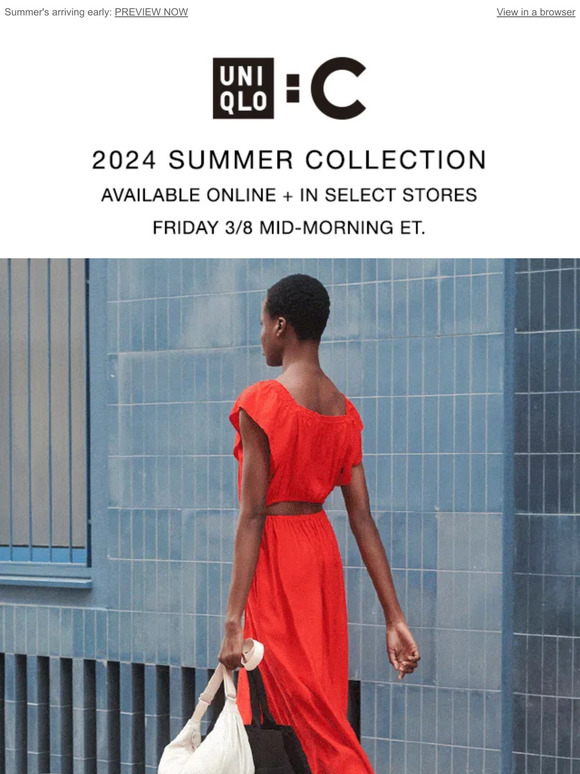 UNIQLO: UNIQLO : C 2024 Summer is coming soon | Milled