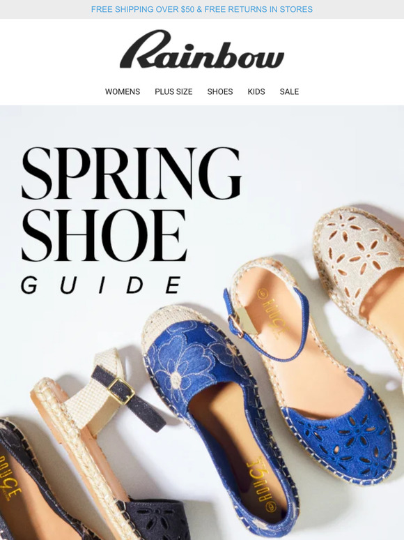 Rainbow Shops: These NEW Spring Shoes are SO You, —! From $10 🆕👡👡 | Milled