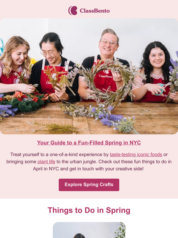 ClassBento: Your Spring Bucket List Guide Is Here! 🌸 | Milled