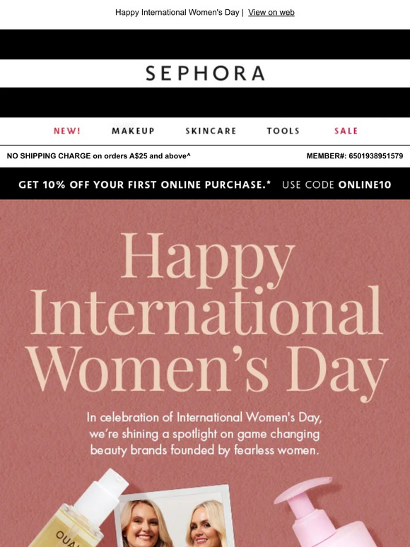 Sephora: A spotlight on beauty brands founded by fearless women. | Milled