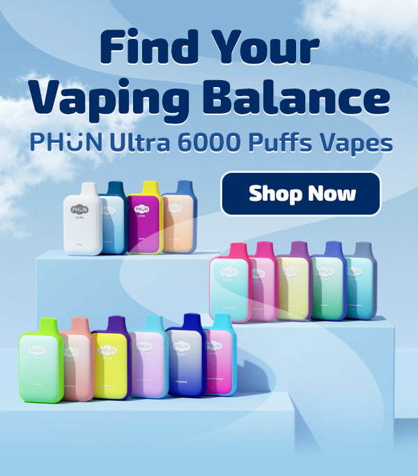 Juicefly: Phun Ultra 6000 Puffs Vapes: Find Your Vaping Balance | Milled