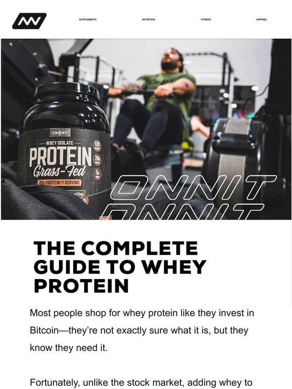 Onnit: The Complete Guide to Whey Protein | Milled