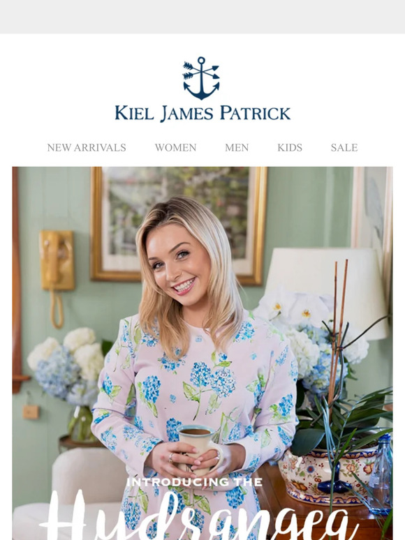Kiel James Patrick: Introducing The Hydrangea Garden Pajama Set! | Milled