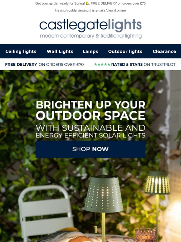 Castlegate Lights: Sustainable & energy efficient solar lights ☀️ | Milled