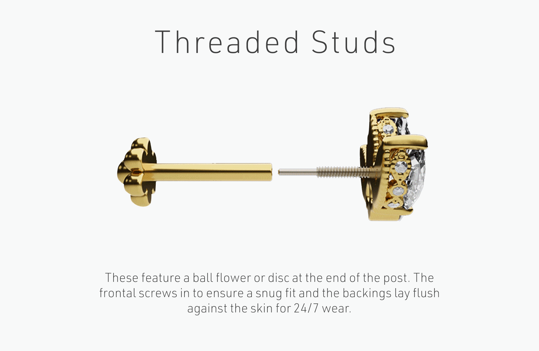 MARIA TASH: Studs 101: Threaded Vs. Tradtional | Milled