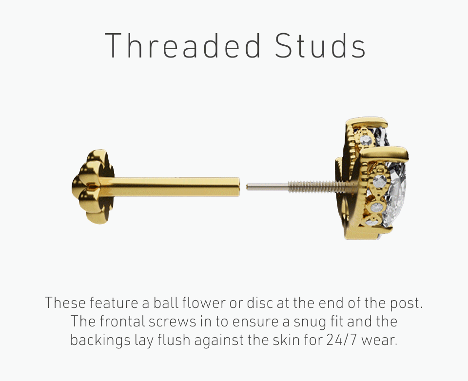MARIA TASH: Studs 101: Threaded Vs. Tradtional | Milled