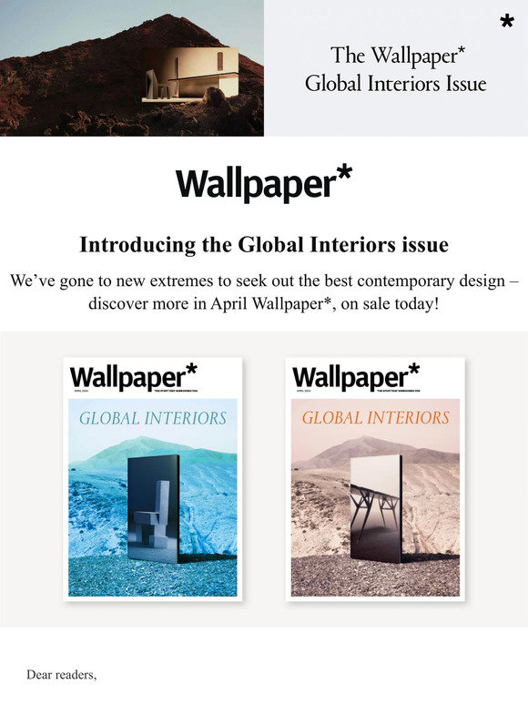 Wallpaper*: Wallpaper* April 2024: Global Interiors | Milled