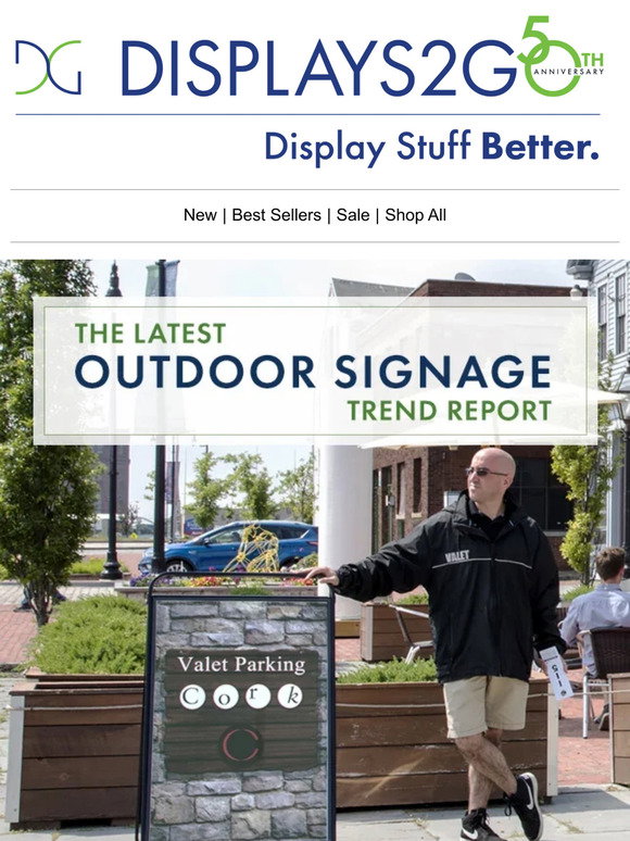 Displays2go: Ready For Outdoor Season? These 4 Signage Solutions Are ...