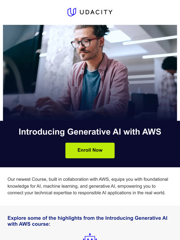 Udacity: New Generative AI Course built with AWS | Milled