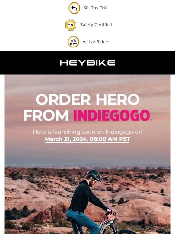 Heybike: Hero | Hero is launching on Indiegogo. | Milled
