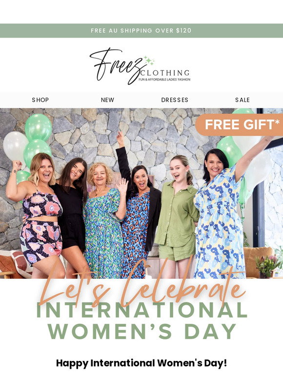 Freez: FREE Gift with Purchase 🎁 International Women's Day | Milled