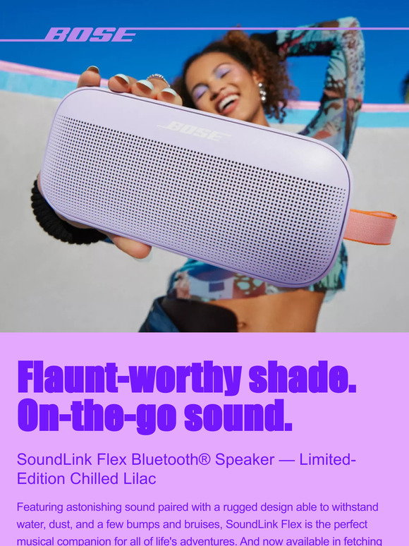 Bose: 💜 SL Flex now available in limited-edition Lilac! | Milled