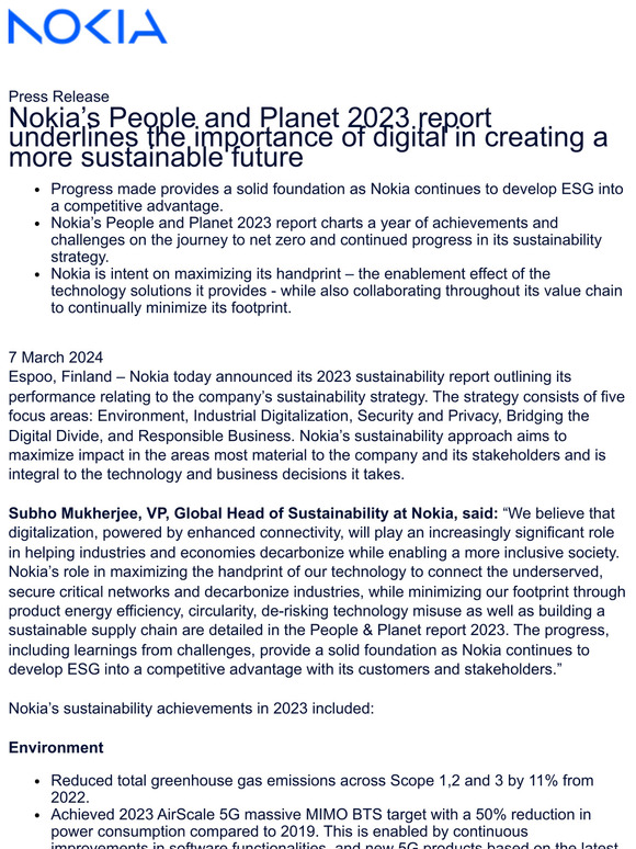 Withings: Nokia’s People and Planet 2023 report underlines the ...