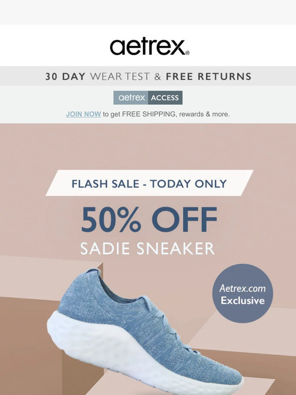 Aetrex Worldwide: 50% Off The Miley Wedges | Milled