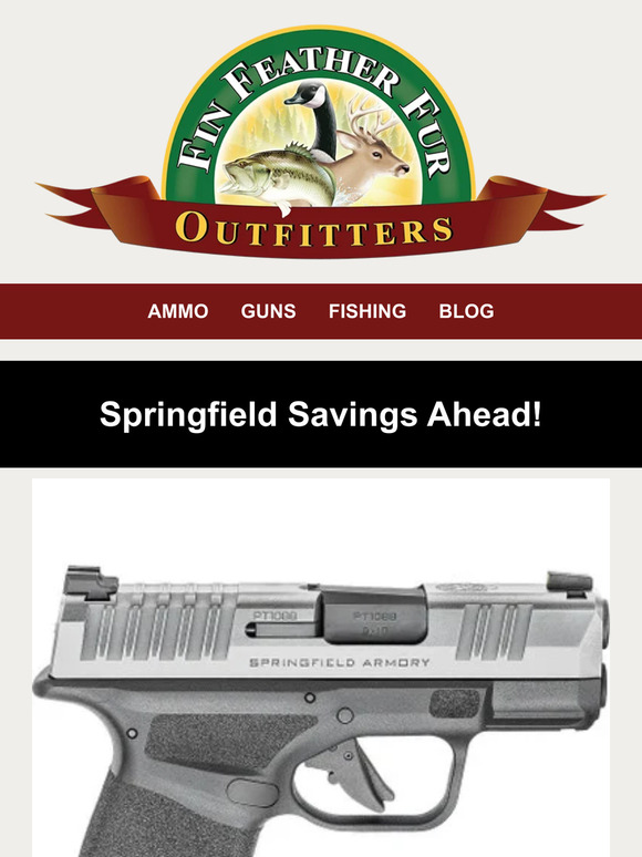 Fin Feather Fur Outfitters: Springfield 9mm PKGS Starting At $479.99 ...