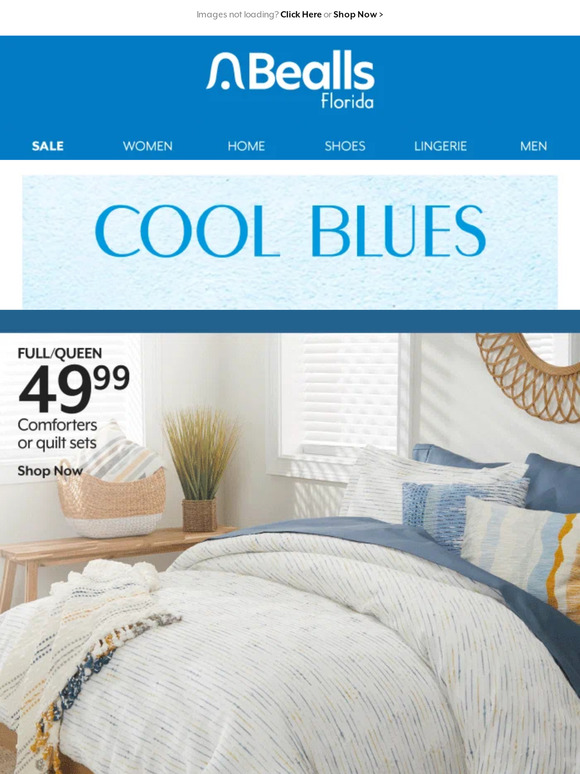 Bealls Stores: Make your dream bed: 49.99 quilt or comforter sets | Milled