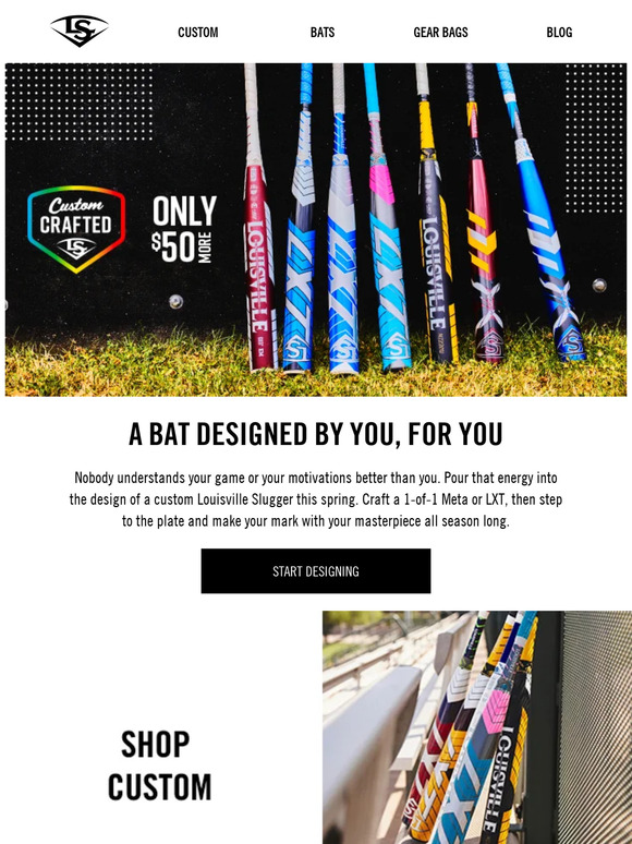 Wilson: Every Custom Bat Ships FREE | Milled