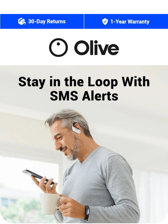 Olive Union: Stay in the loop with SMS alerts 📱 | Milled