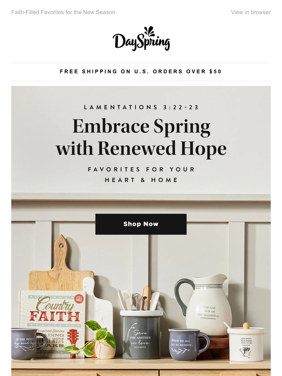 DaySpring: Spring Into Hope 🌼 | Milled