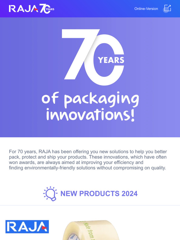 Raja: Discover our award winning innovative products | Milled