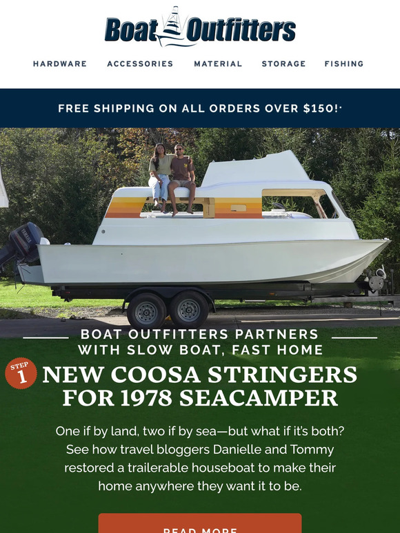 Boat Outfitters: Featured Project: Coosa Stringers on a rare 1978 ...