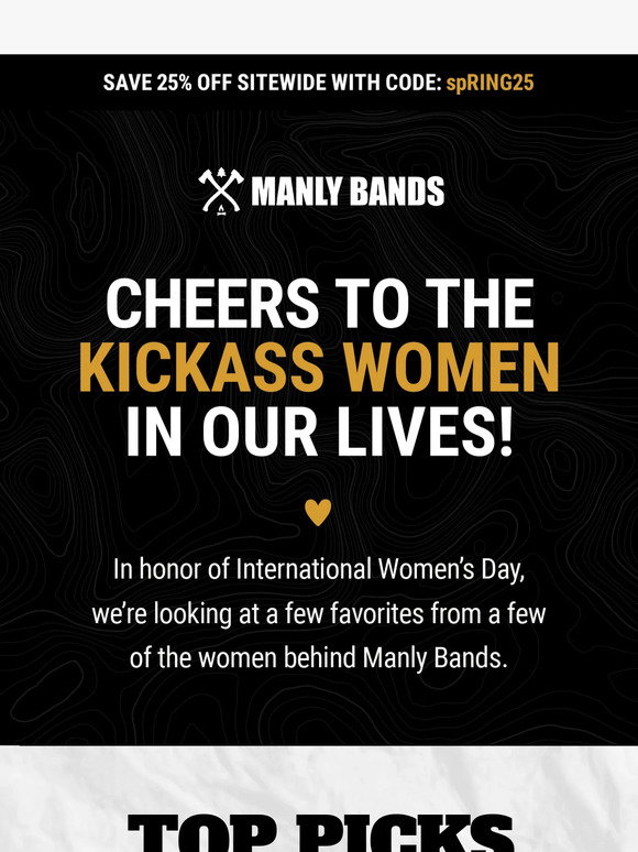 Manly Bands: Happy International Women’s Day! | Milled