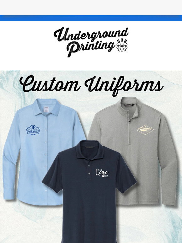 Underground Printing: Uniforms Done Right 👍 | Milled