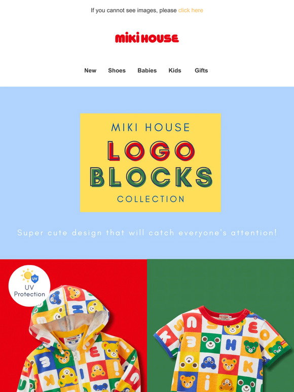 MIKI HOUSE: Super popular! Newly arrived Logo Blocks Collection! | Milled
