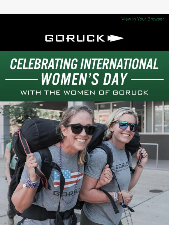 GORUCK: Celebrating the Women of GORUCK | Milled