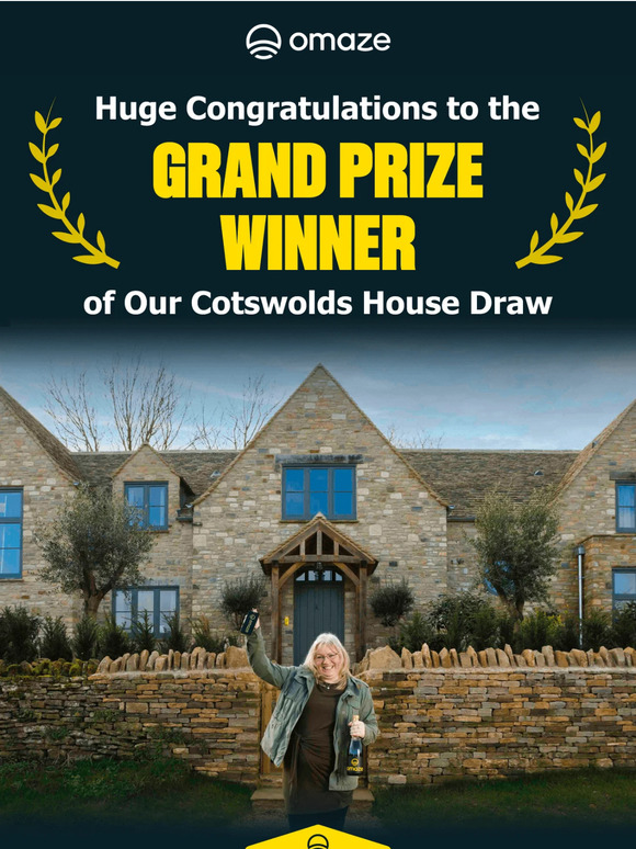 Omaze: Congratulations to Our Cotswolds House Grand Prize Winner 🎉 | Milled