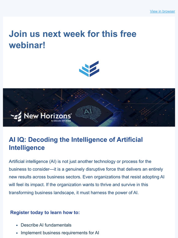 Project Management Academy: Join Us Next Week for AI IQ: Decoding The Intelligence of Artificial ...