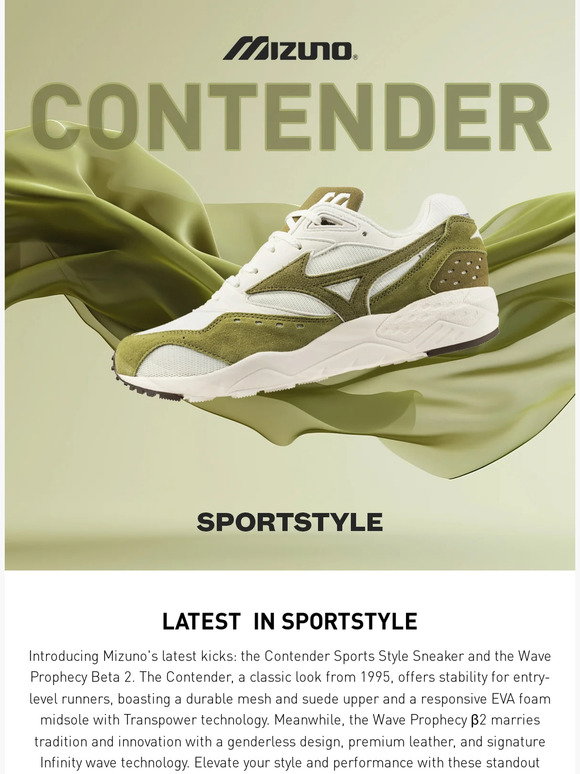 Mizuno: Introducing Mizuno's New Icons: Wave Prophecy β2 and Contender ...