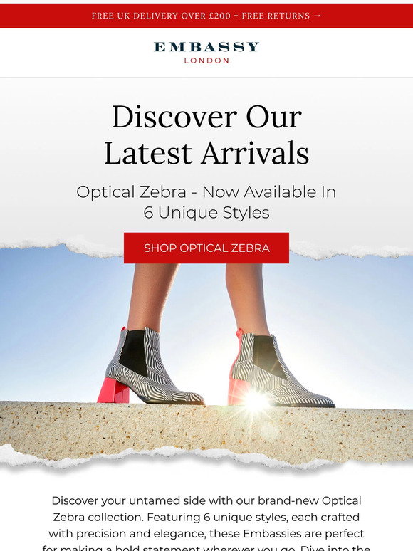 Embassy London: Introducing: Optical Zebra - 6 New Styles 🦓 | Milled