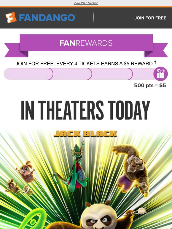 Fandango: Now Playing: Kung Fu Panda 4 | Milled